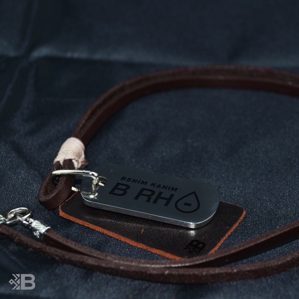 Hayat Kurtaran Deri Çelik Asker Kolyesi - bayzade.net